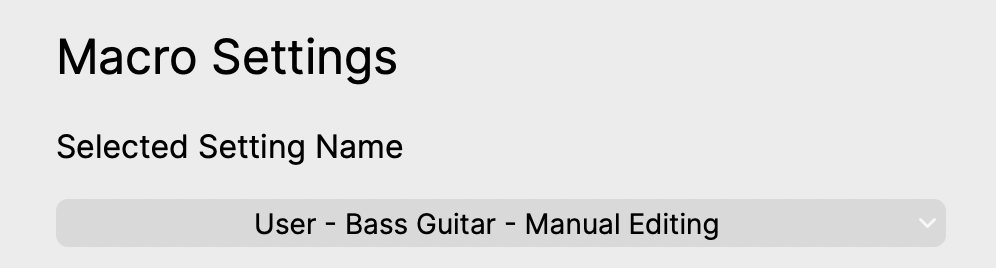 Macros and Capturing Audio